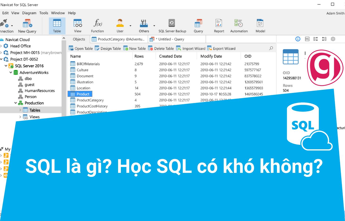 Học SQL có khó không? Cần chuẩn bị gì trước khi học SQL?